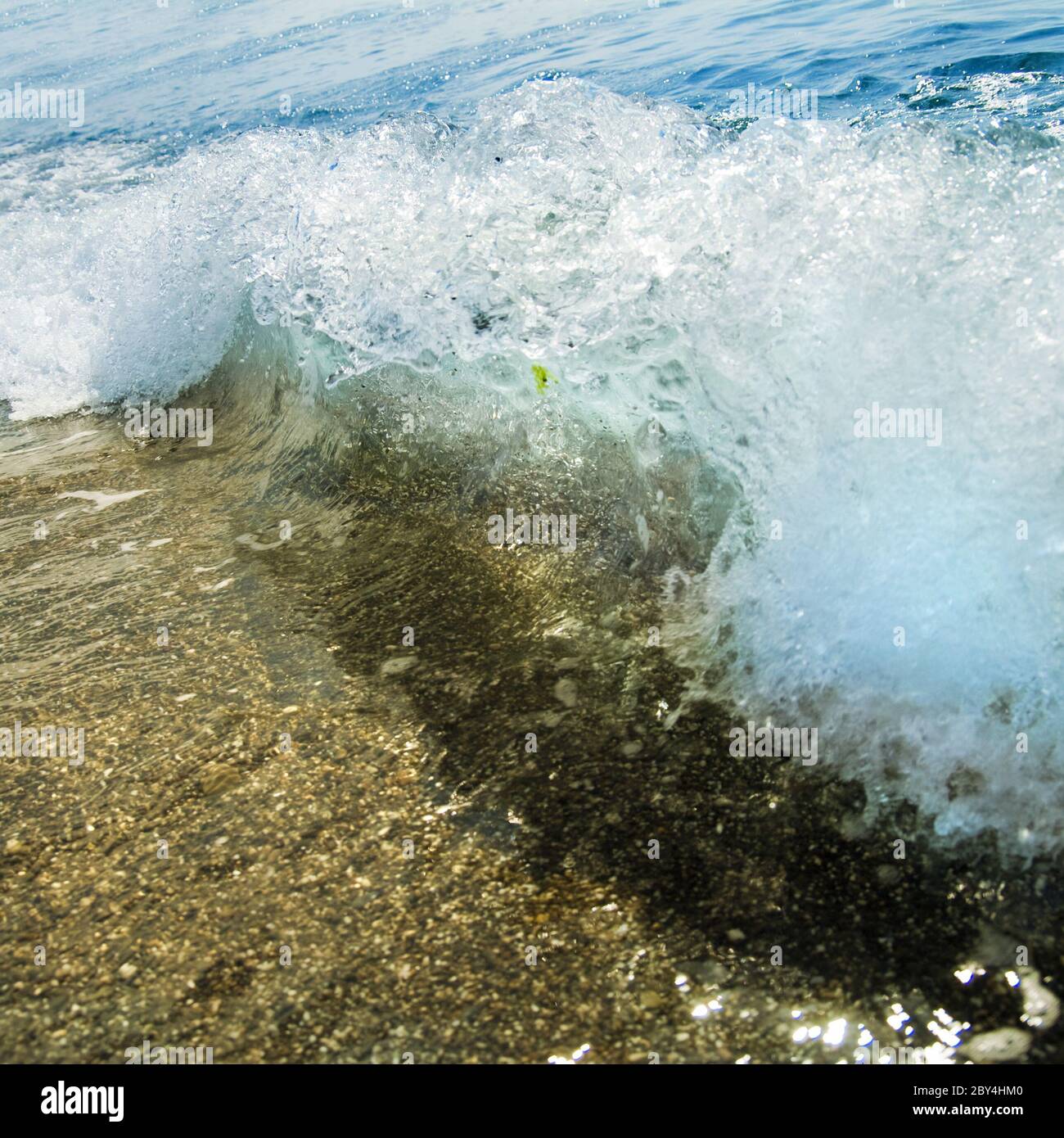 sand stones and water wave Stock Photo - Alamy