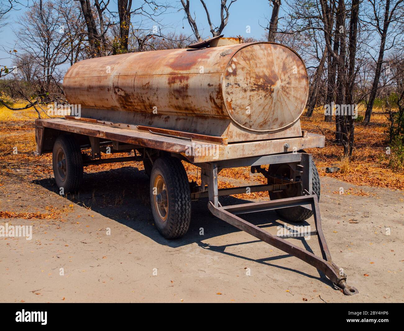 Old rusty trailer tank hi-res stock photography and images - Alamy