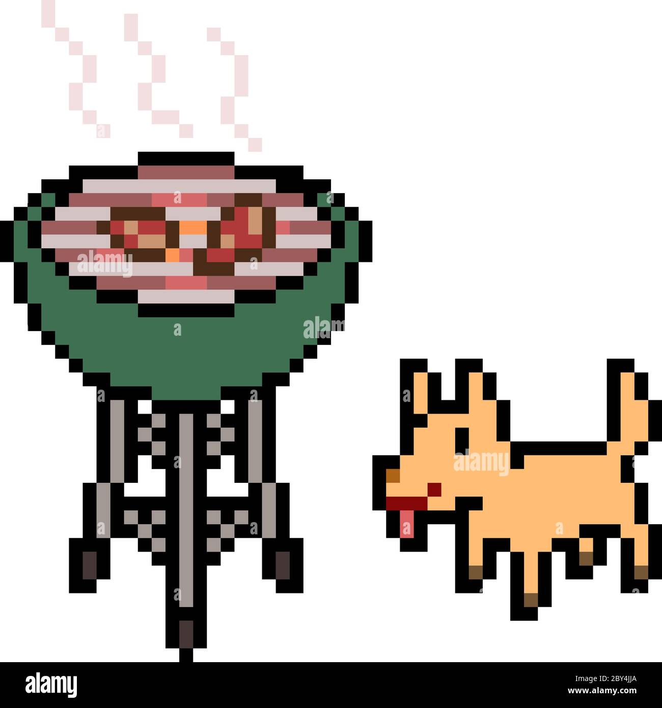 Outdoor bar and dog Stock Vector Images - Alamy