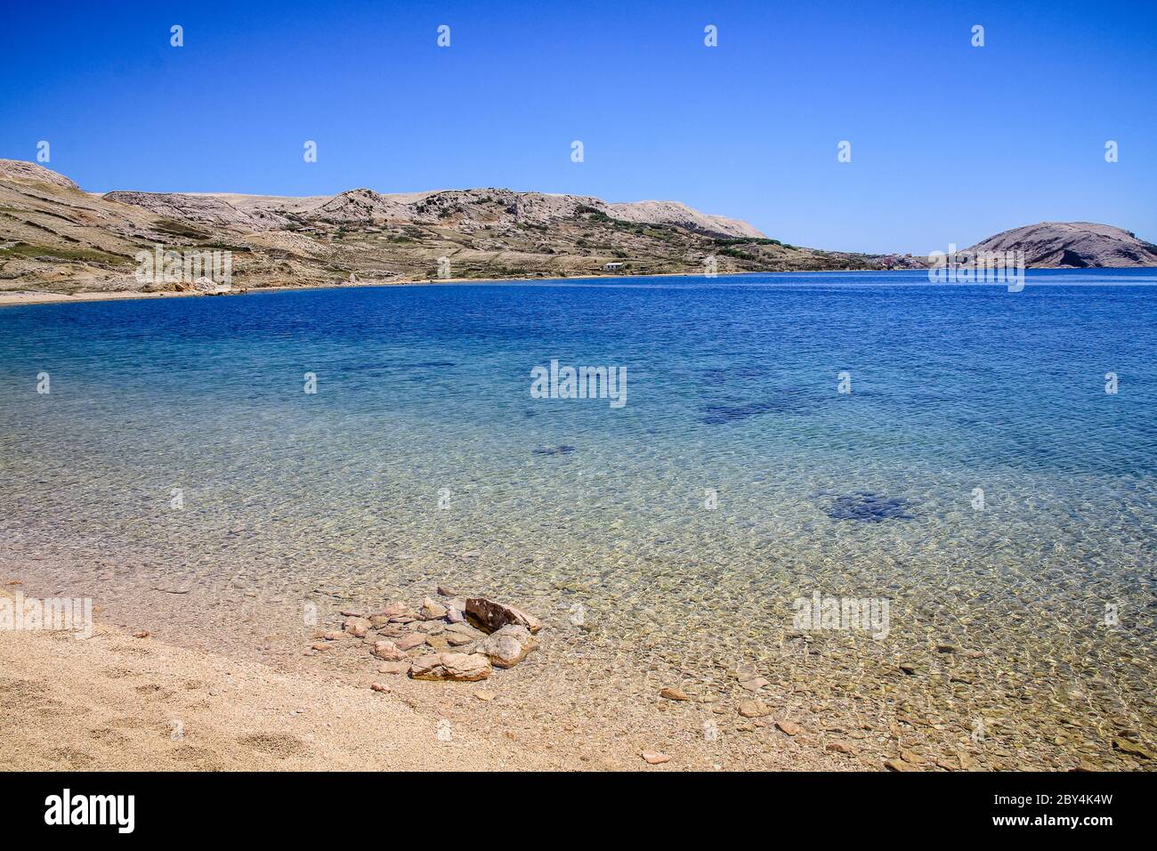 Pag beach croatia hi-res stock photography and images - Alamy