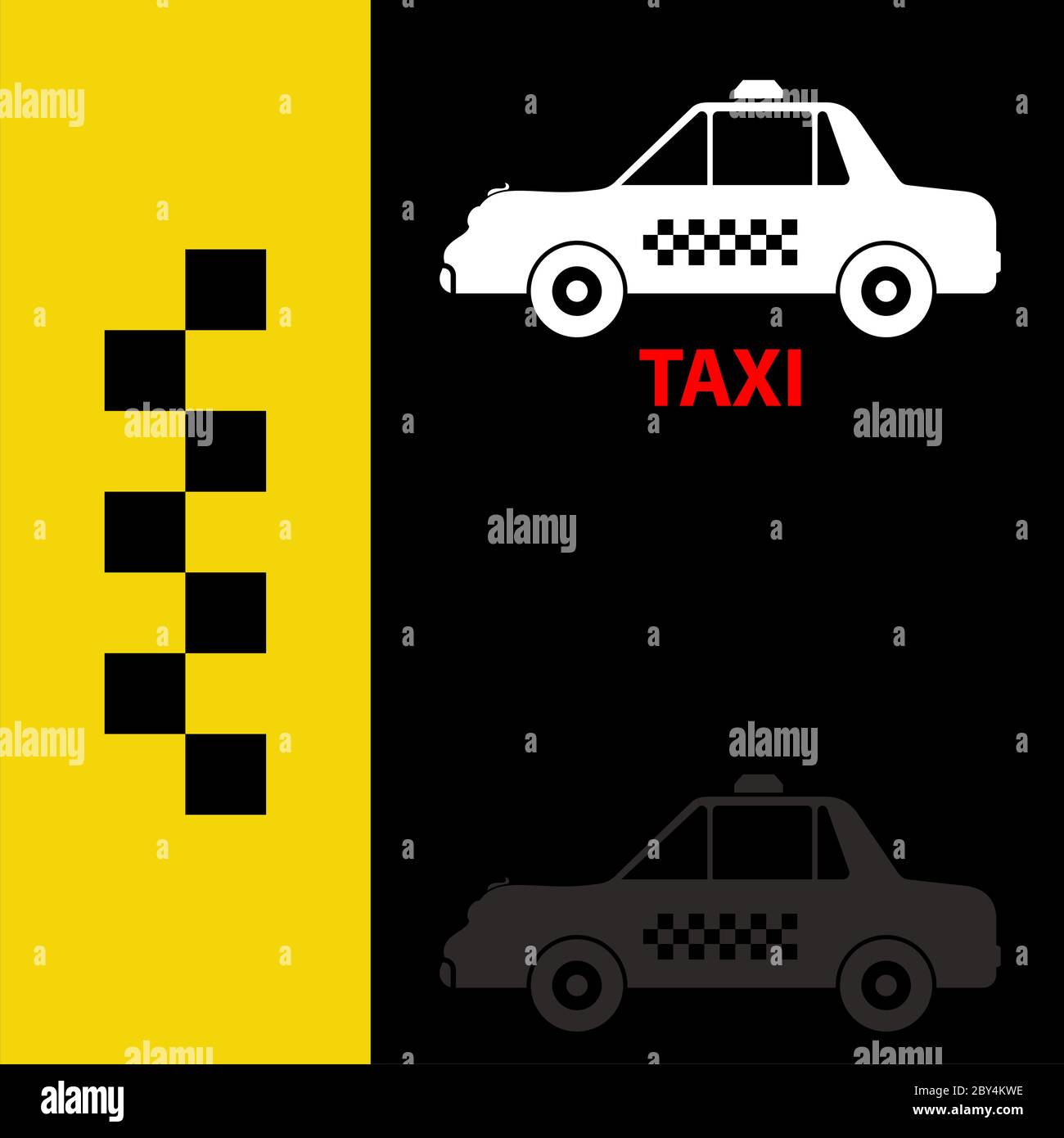 Taxi Icon Symbol Vector Illustration Stock Vector Image & Art - Alamy