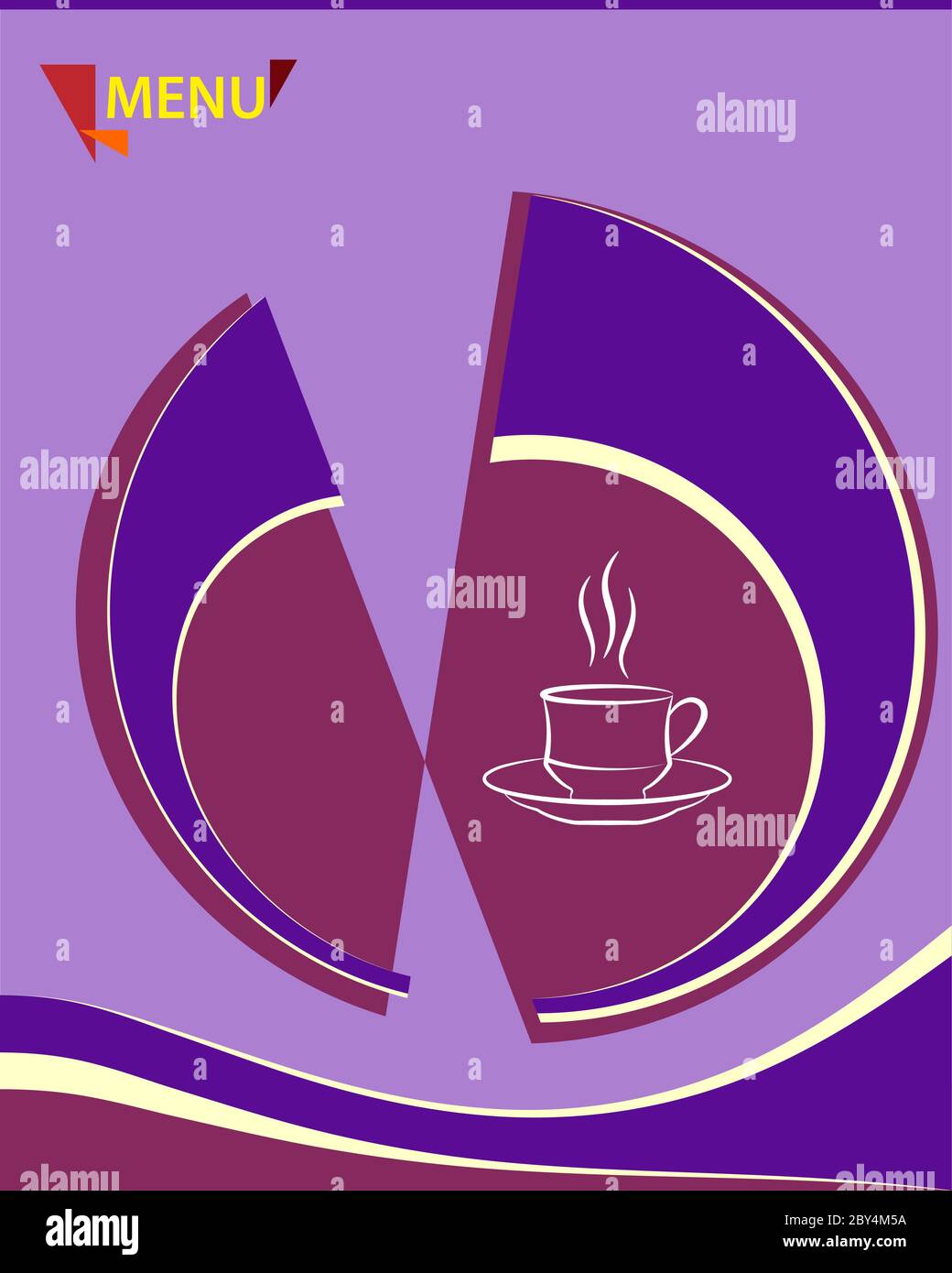 Menu Card Design Template Vector Illustration Stock Vector Image & Art ...