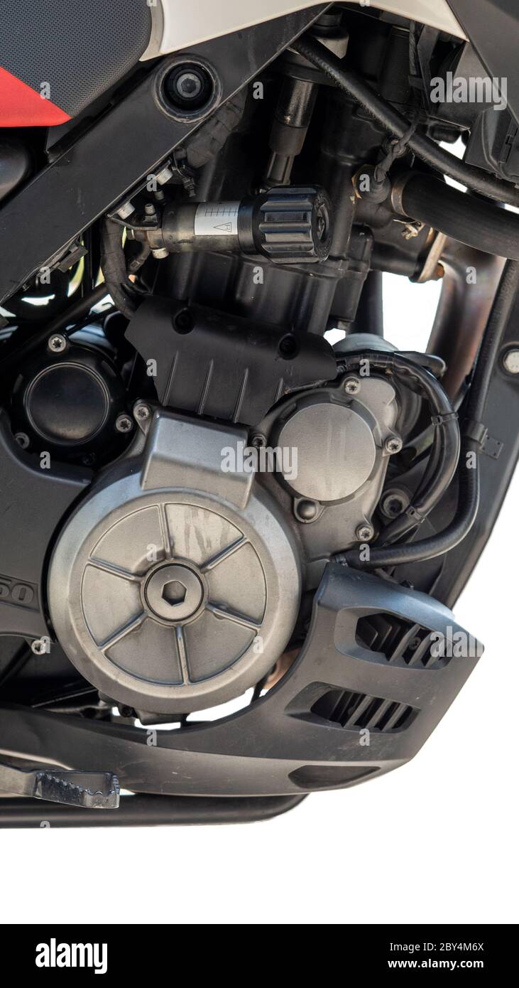 a motorcycle engine,detail of motorcycle engine Stock Photo - Alamy