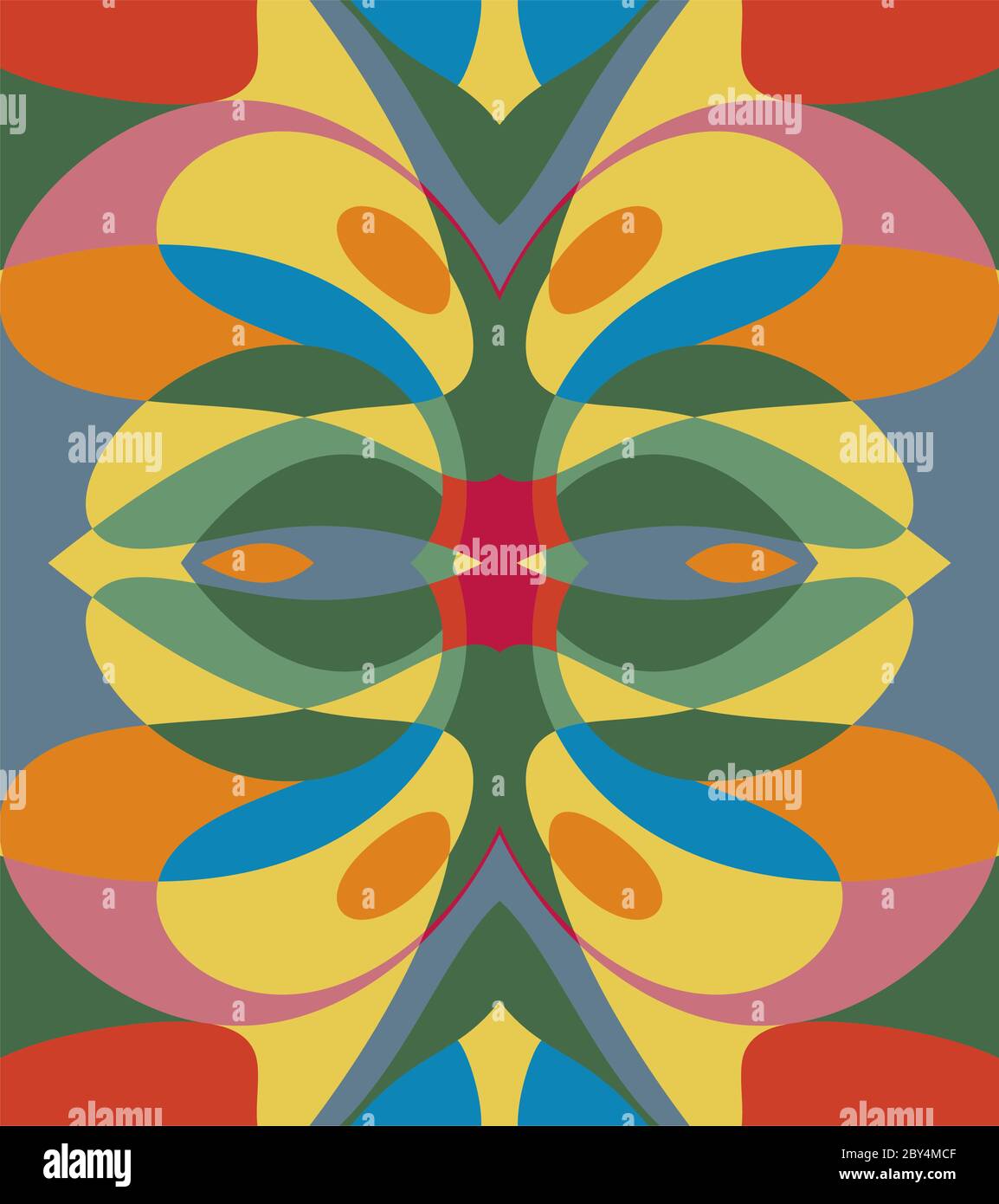 Modern Abstract Painting Wall Art Vector Illustration Stock Vector ...