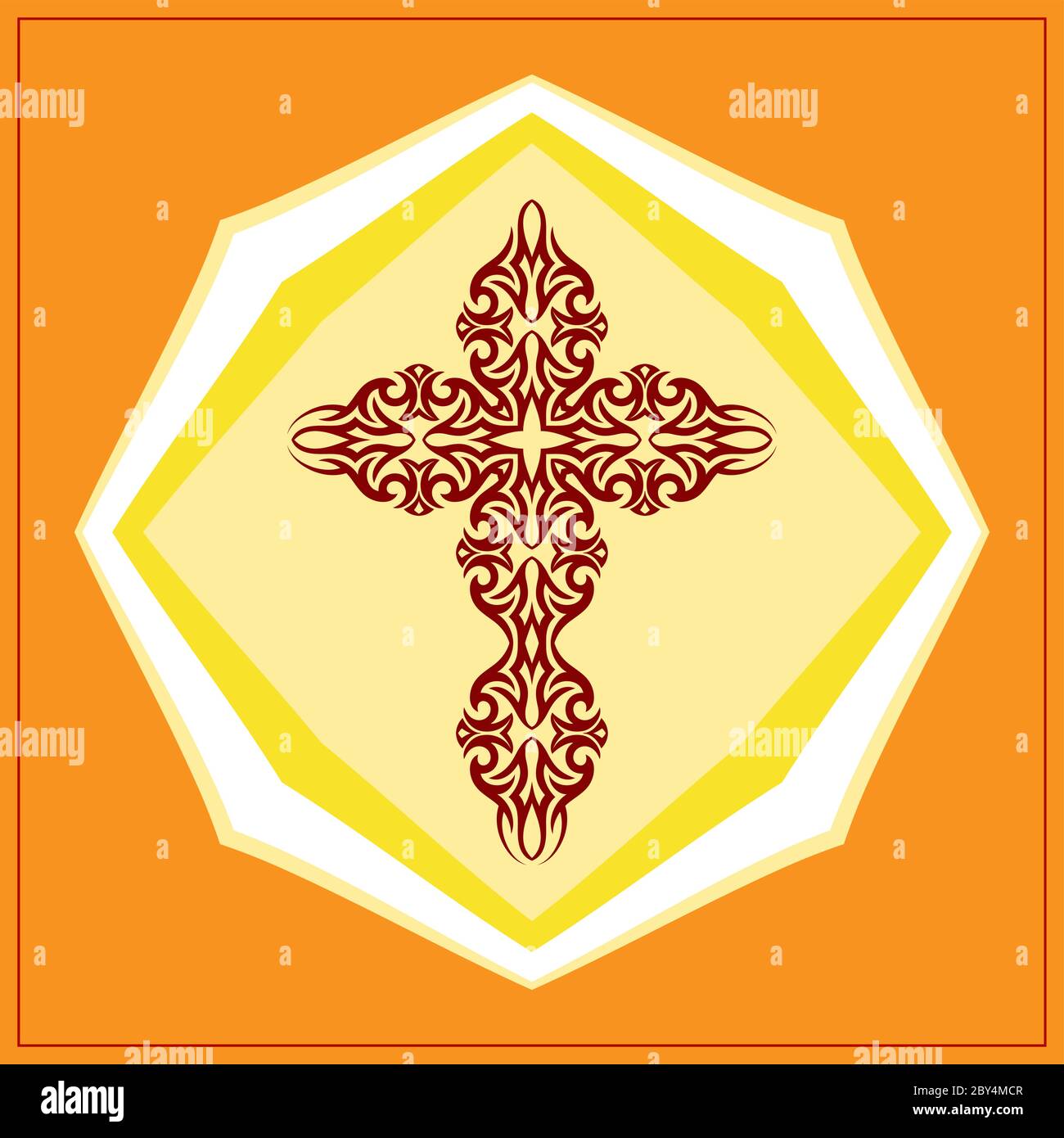 Christian Cross Design Vector Art Stock Vector Image & Art - Alamy