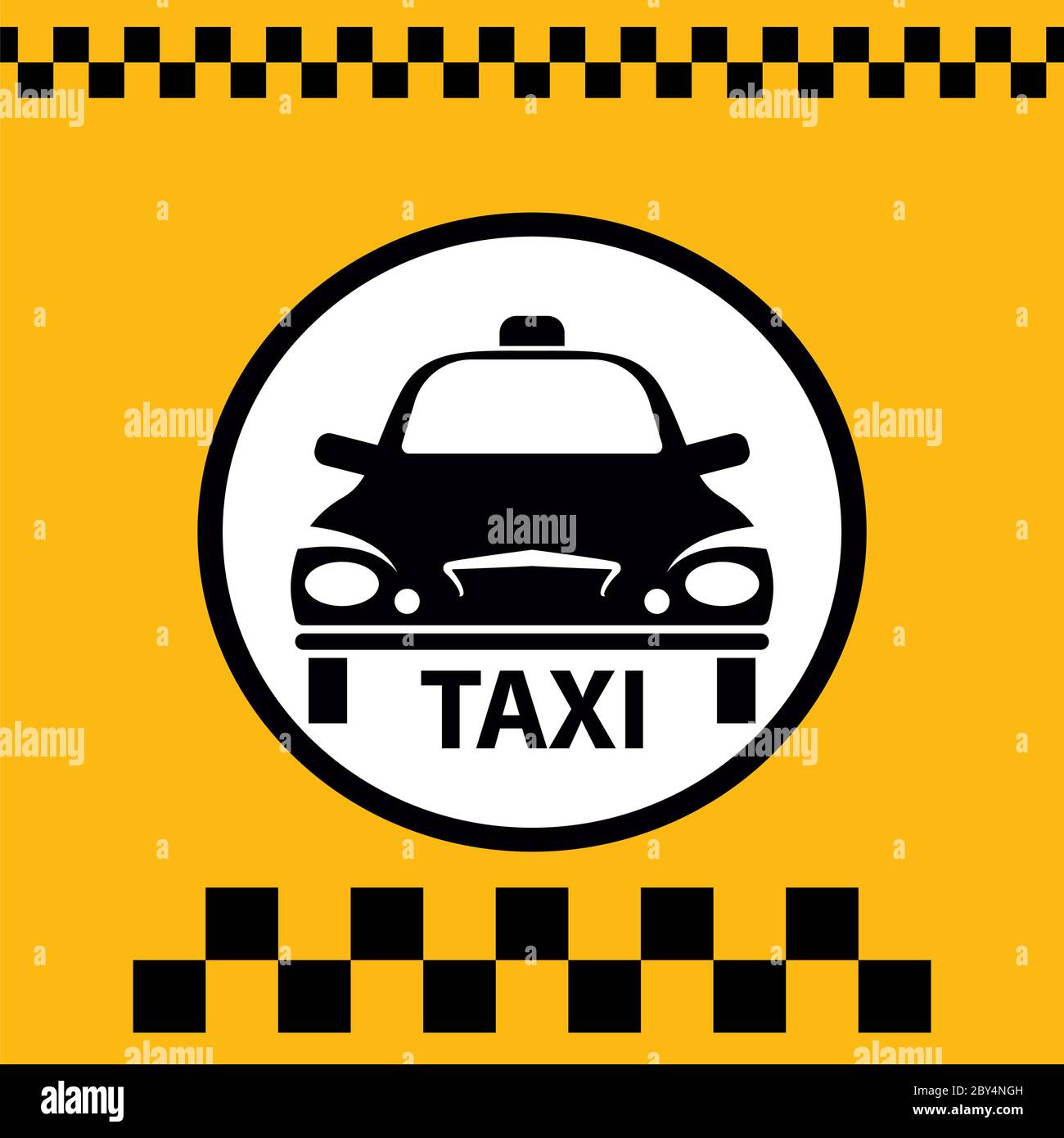 Taxi Icon Symbol Vector Illustration Stock Vector Image & Art - Alamy