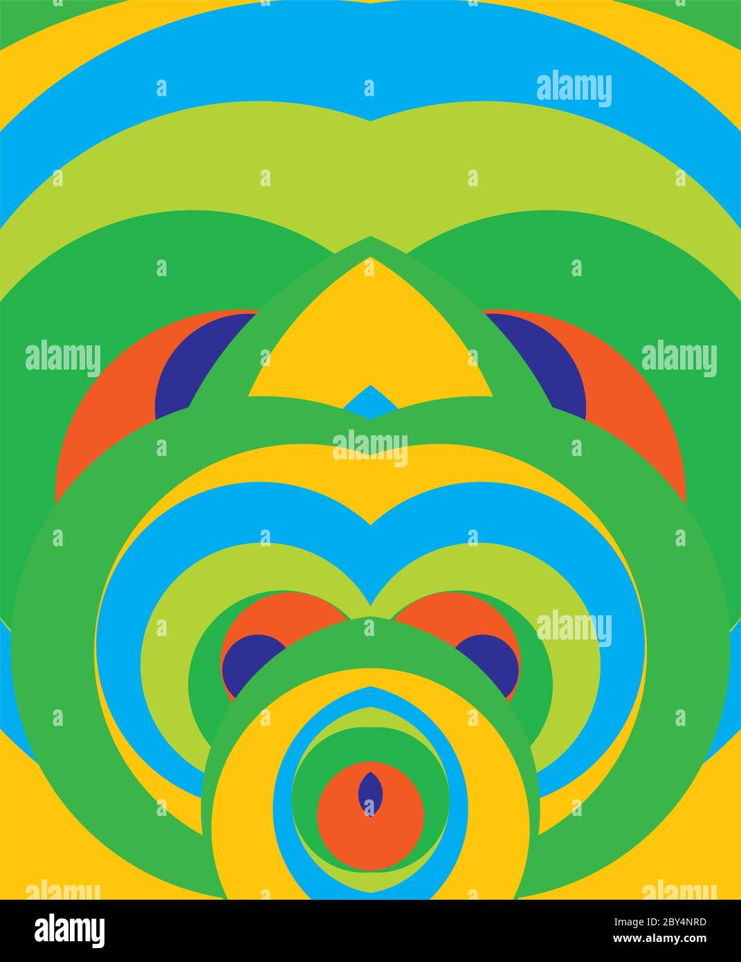 Modern Abstract Painting Wall Art Vector Illustration Stock Vector ...