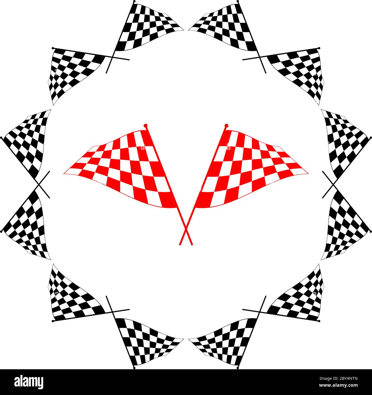 Race Flag Various Designs, Vinyl Ready Vector Illustration Stock Vector ...