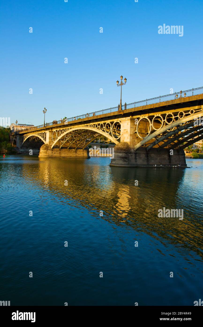 Seville triana bridge hi-res stock photography and images - Alamy