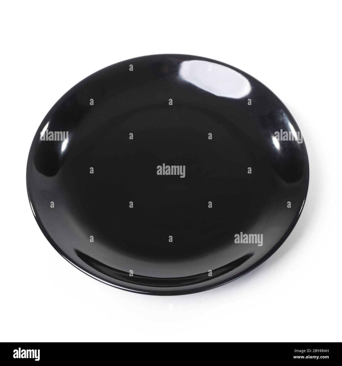 Black plate cutout hi-res stock photography and images - Alamy