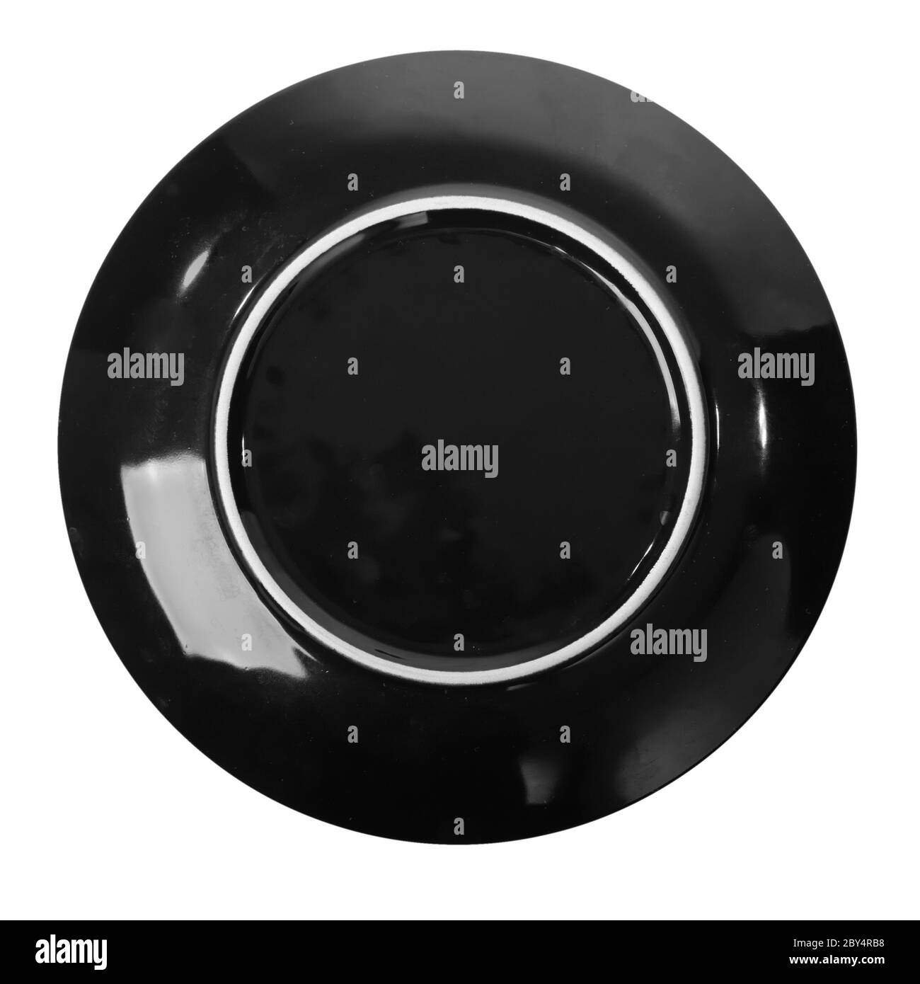 Black plate cutout hi-res stock photography and images - Alamy