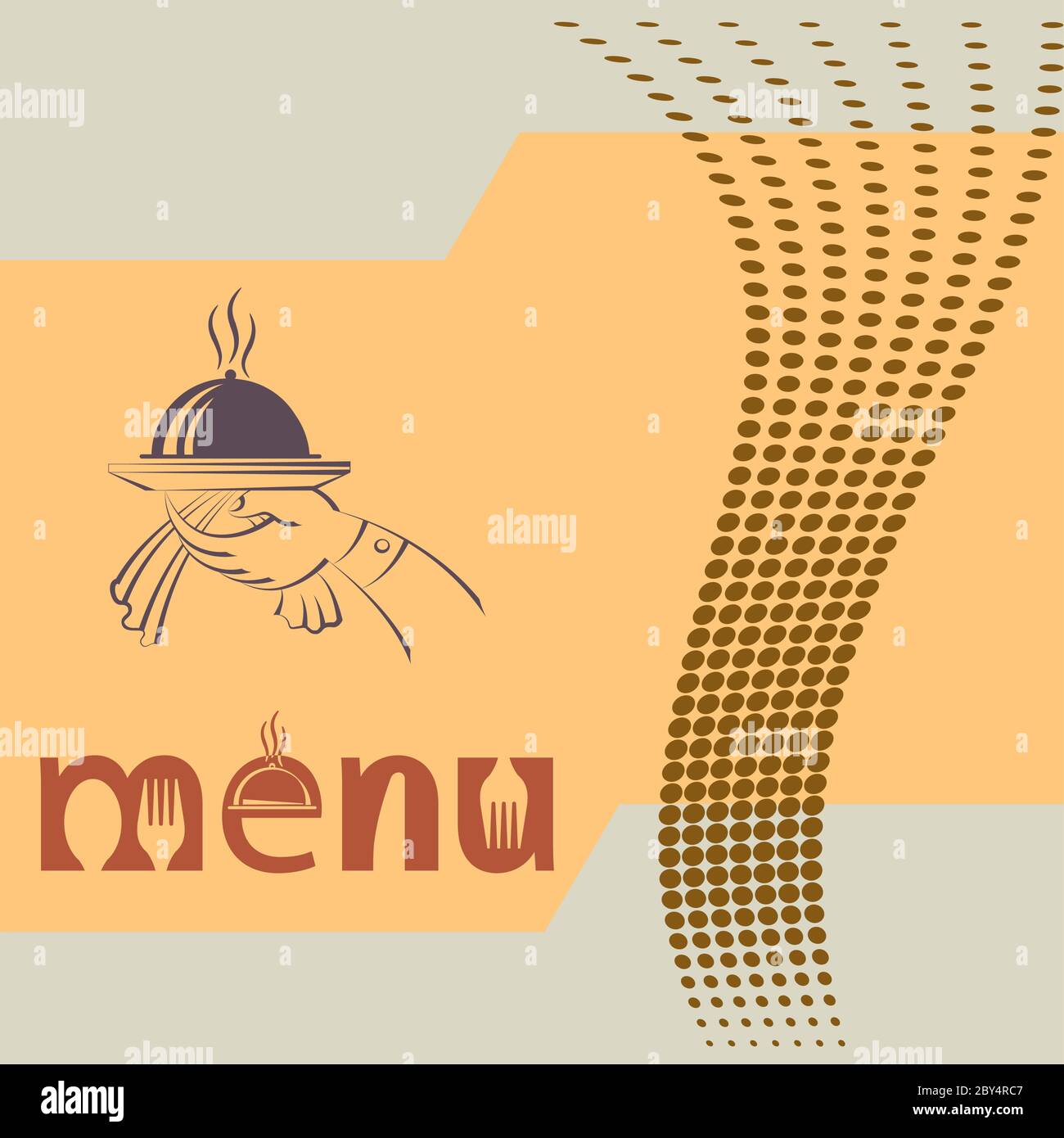 Menu Card Design Template Vector Illustration Stock Vector Image & Art ...