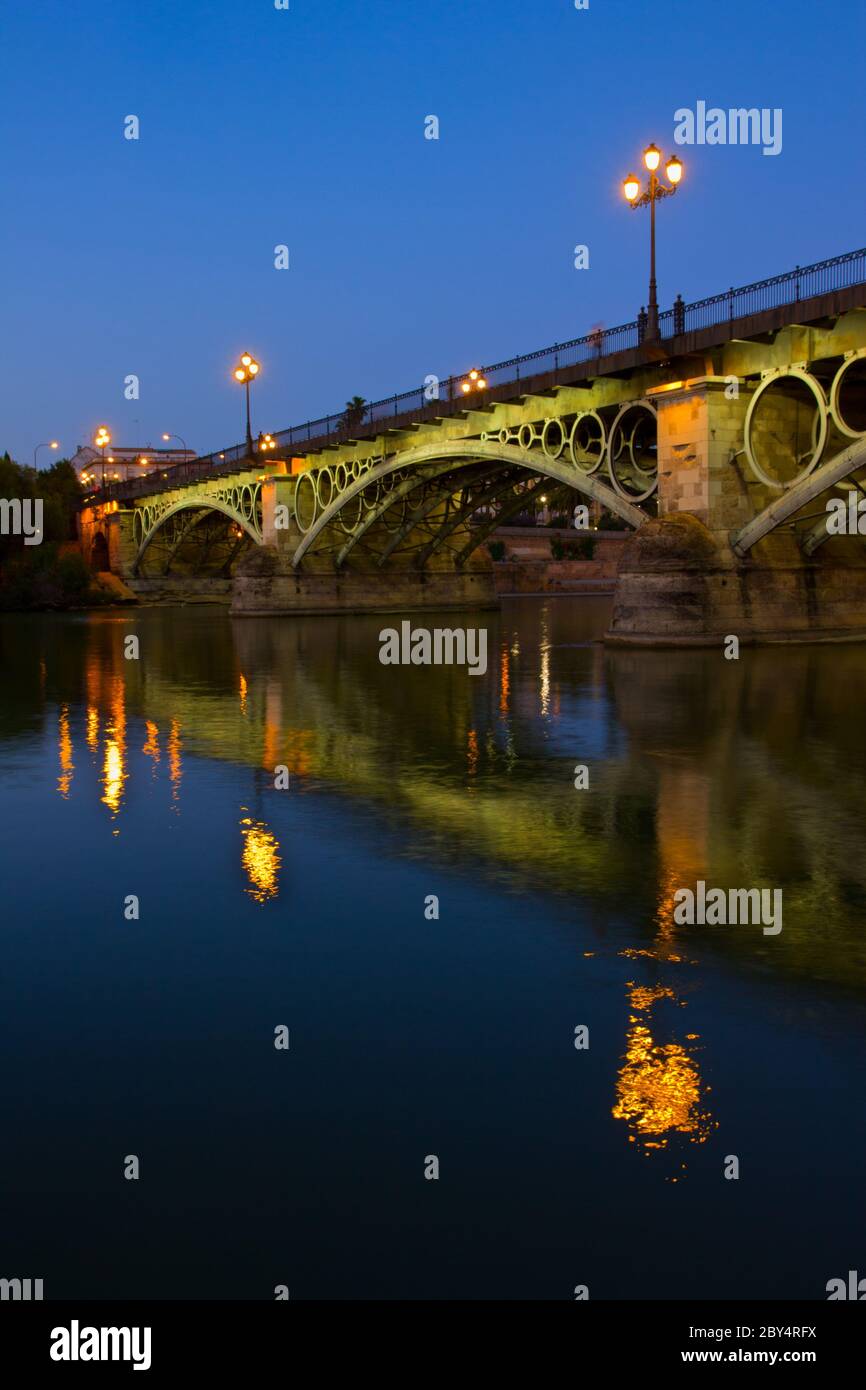 Seville triana bridge hi-res stock photography and images - Alamy