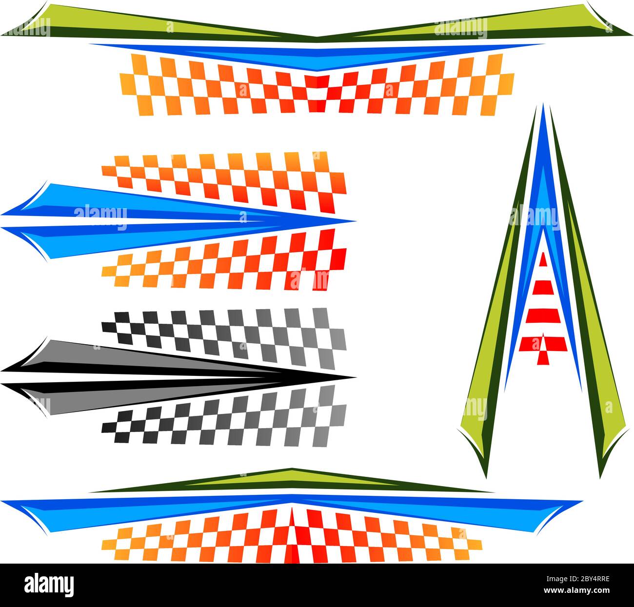 Vehicle Graphics, Stripe : Vinyl Ready Vector Art Stock Vector Image ...