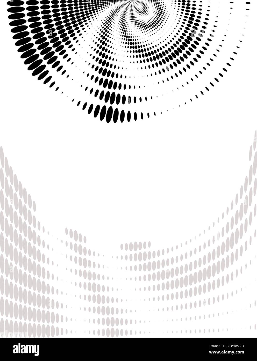 Background Composition, Web Template (Halftone) Vector Illustration ...