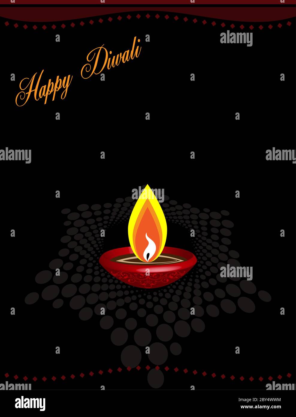 Diwali Greeting Design Vector Art Stock Vector Image & Art - Alamy