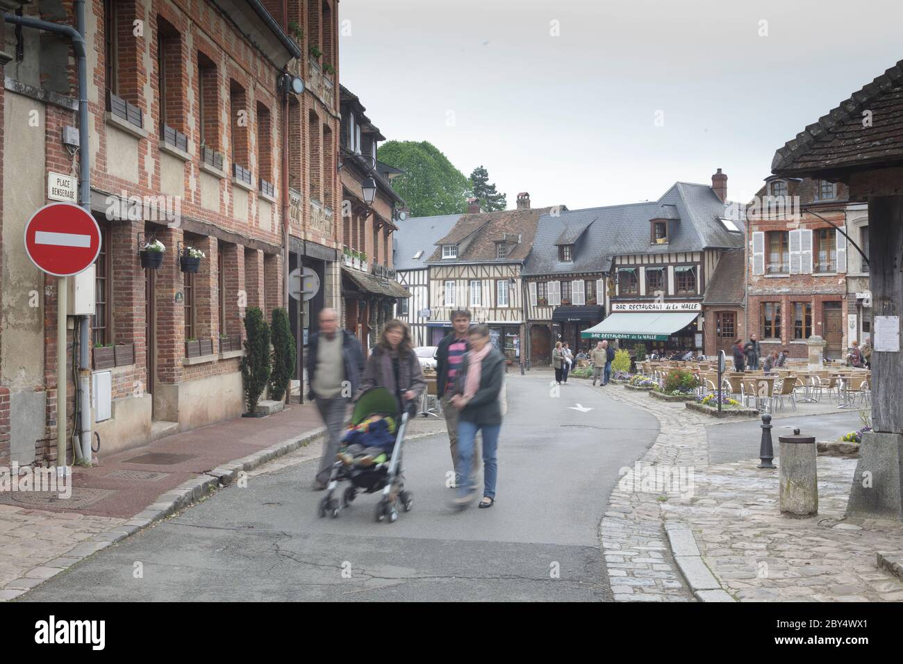 The village of Lyons-la-Foret in France Stock Photo - Alamy