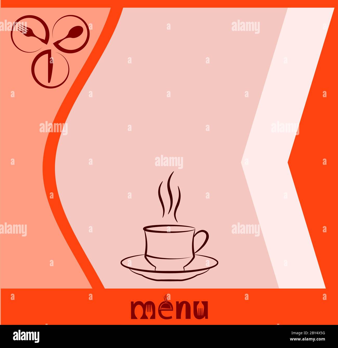 Menu Card Design Template Vector Illustration Stock Vector Image & Art ...