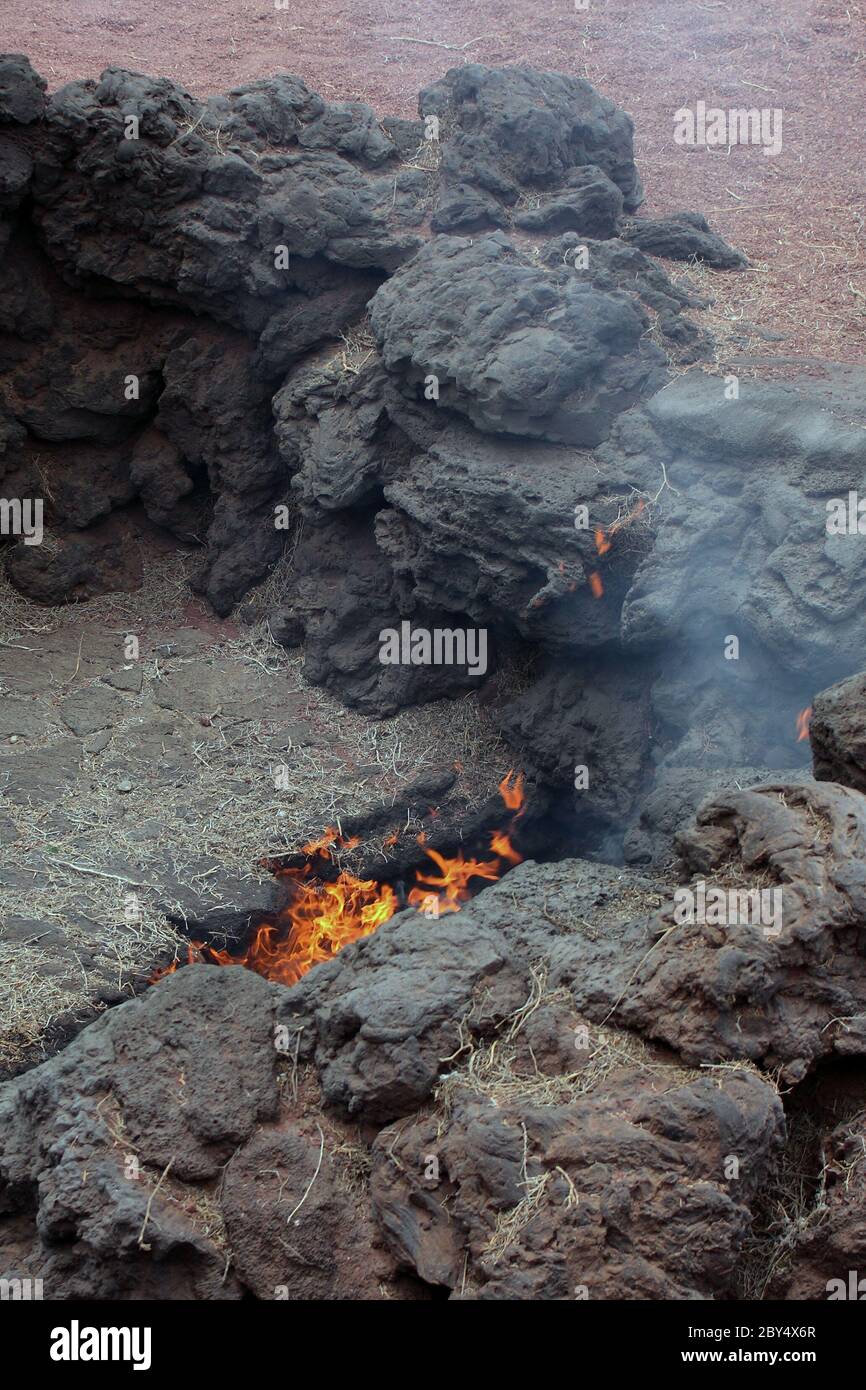 PARQUE NACIONAL DE TIMANFAYA Stock Photo - Alamy
