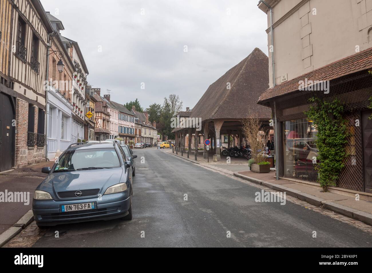 The village of Lyons-la-Foret in France Stock Photo - Alamy