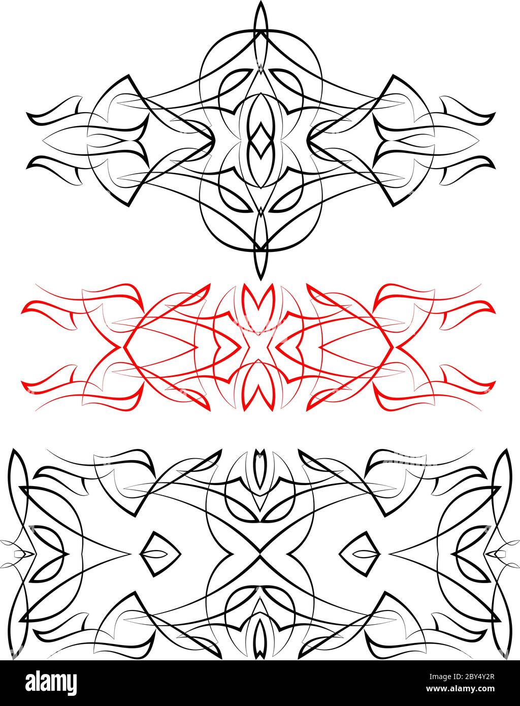 Pinstripe Design Vinyl Ready Vector Illustration Stock Vector Image ...