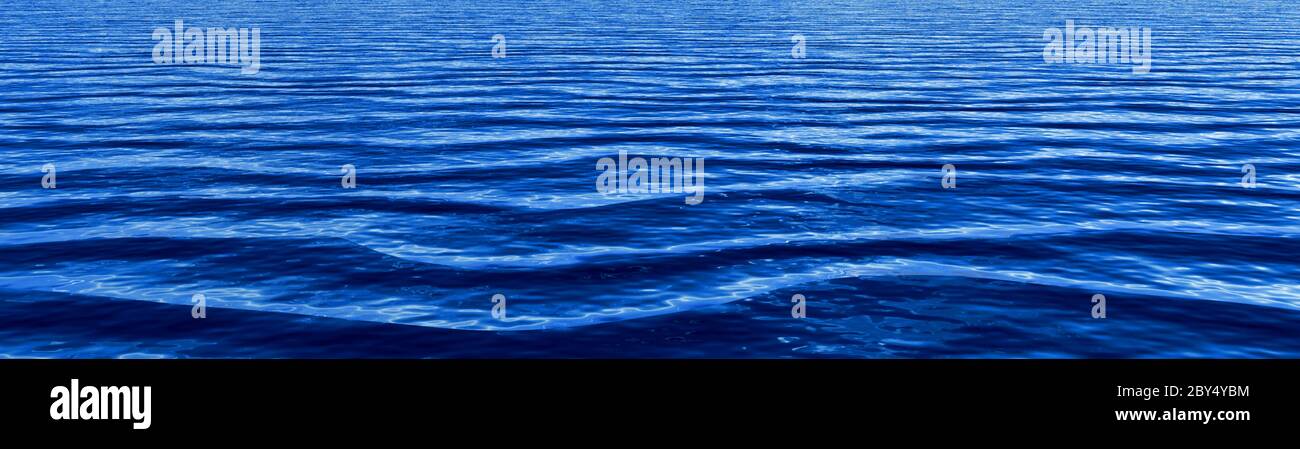 Wide angle gentle ocean waves background Stock Photo - Alamy