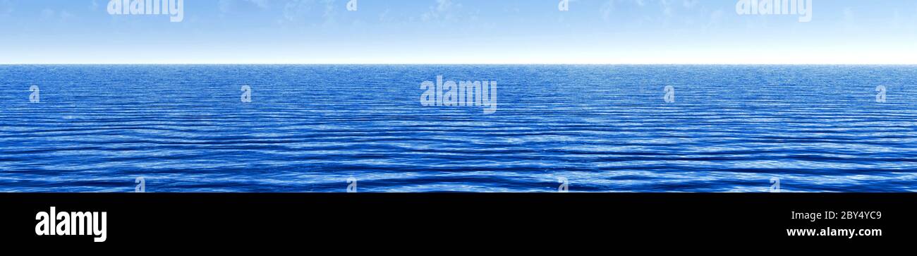 Wide angle gentle ocean waves background Stock Photo - Alamy