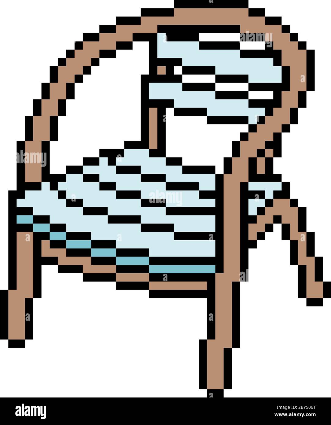 Chair pixel Stock Vector Images - Alamy