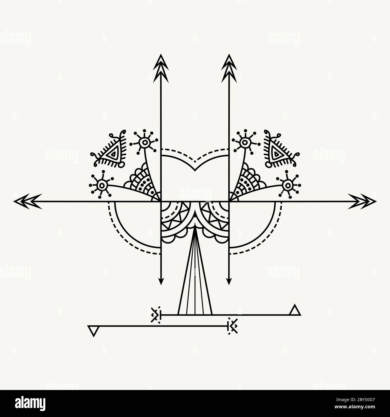 Line Dot Tattoo Vector Art Stock Vector Image & Art - Alamy