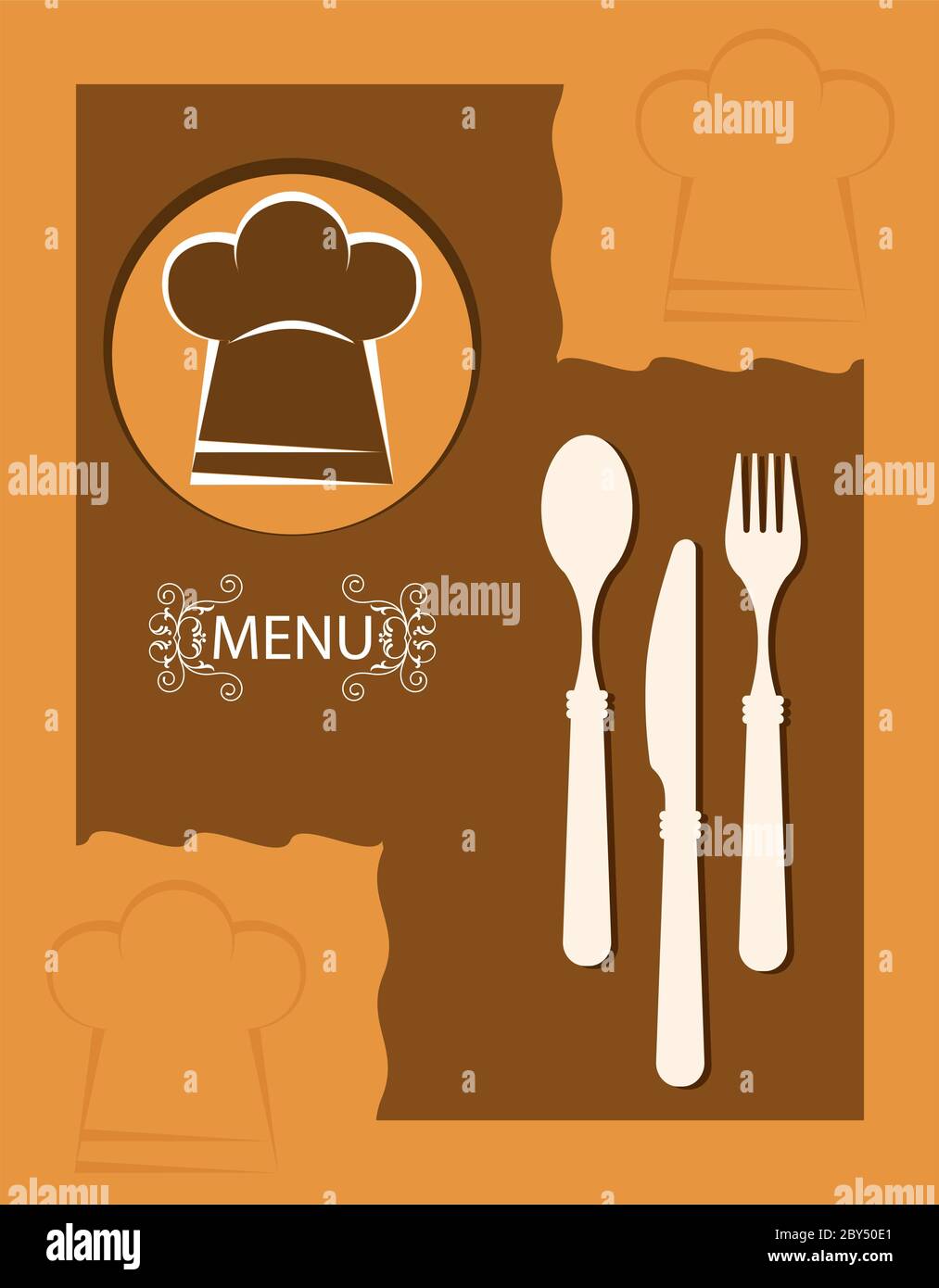Menu Card Design Template Vector Illustration Stock Vector Image & Art ...