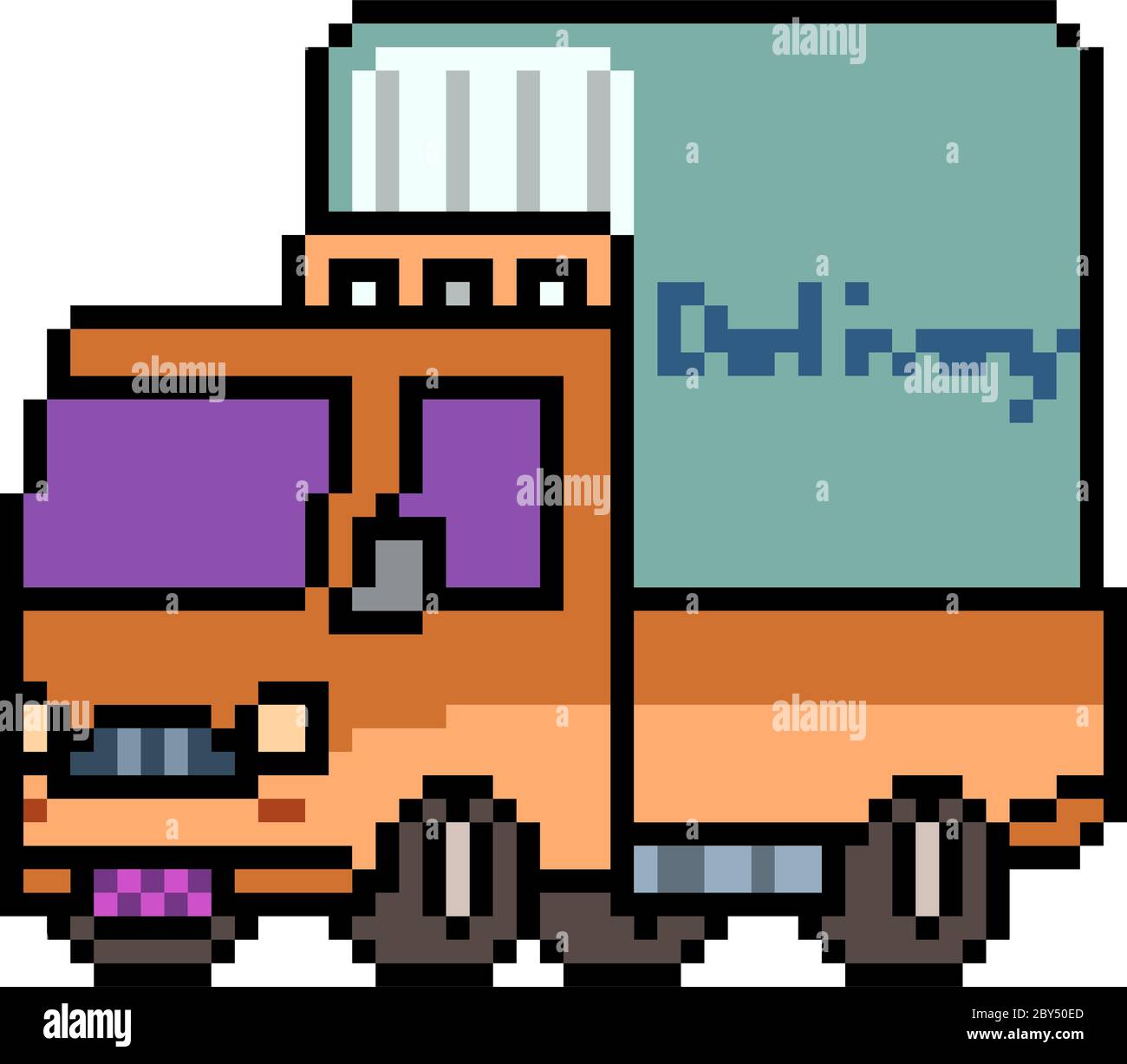 Pixel truck hi-res stock photography and images - Alamy