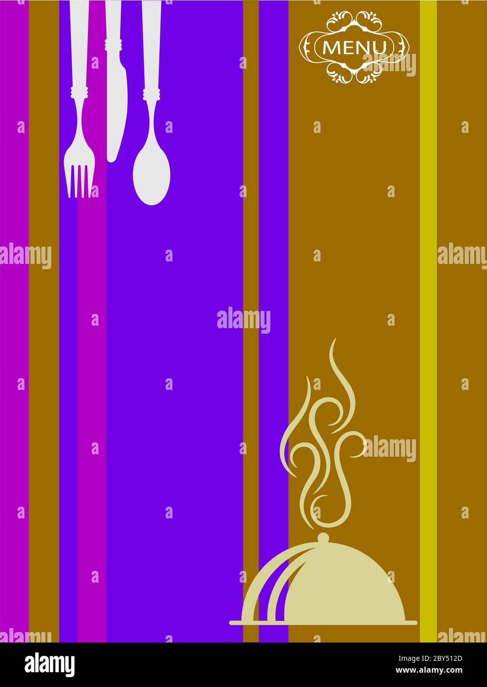 Menu Card Design Template Vector Illustration Stock Vector Image & Art ...