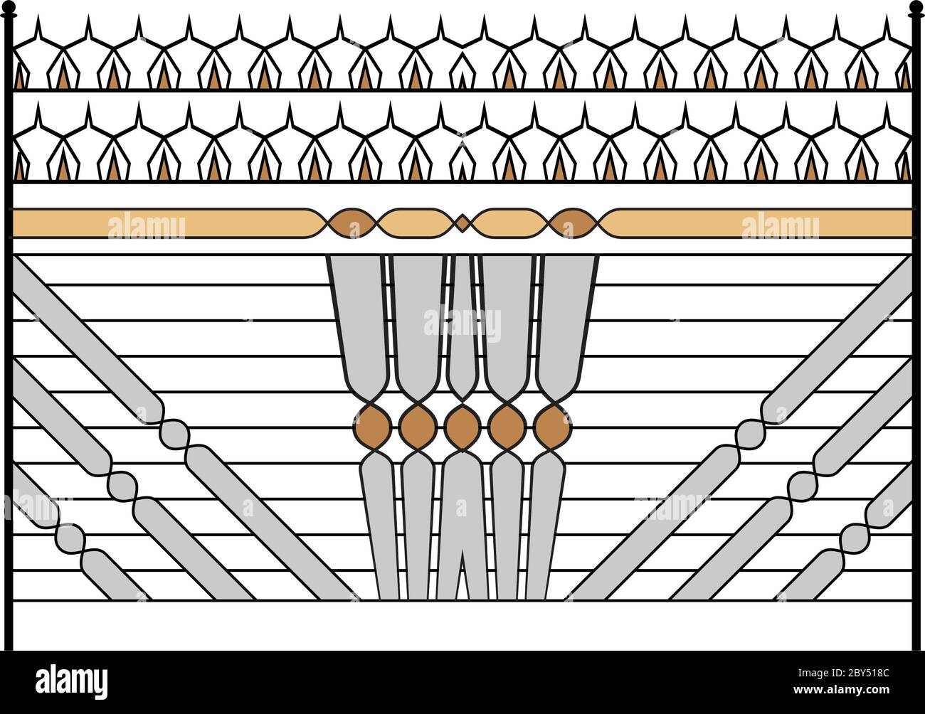 Artistic grill railing Stock Vector Images - Alamy