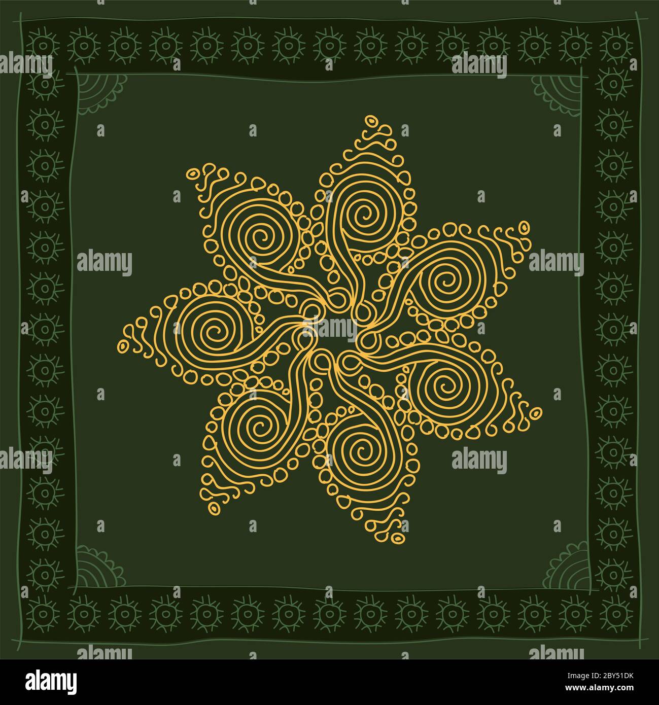 Folk, Tribal Design, Motif, Wall Painting Vector Art Stock Vector Image ...