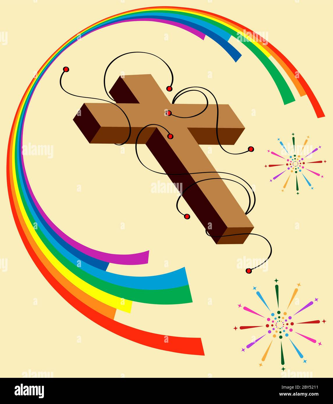 Christian Cross Design Vector Art Stock Vector Image & Art - Alamy