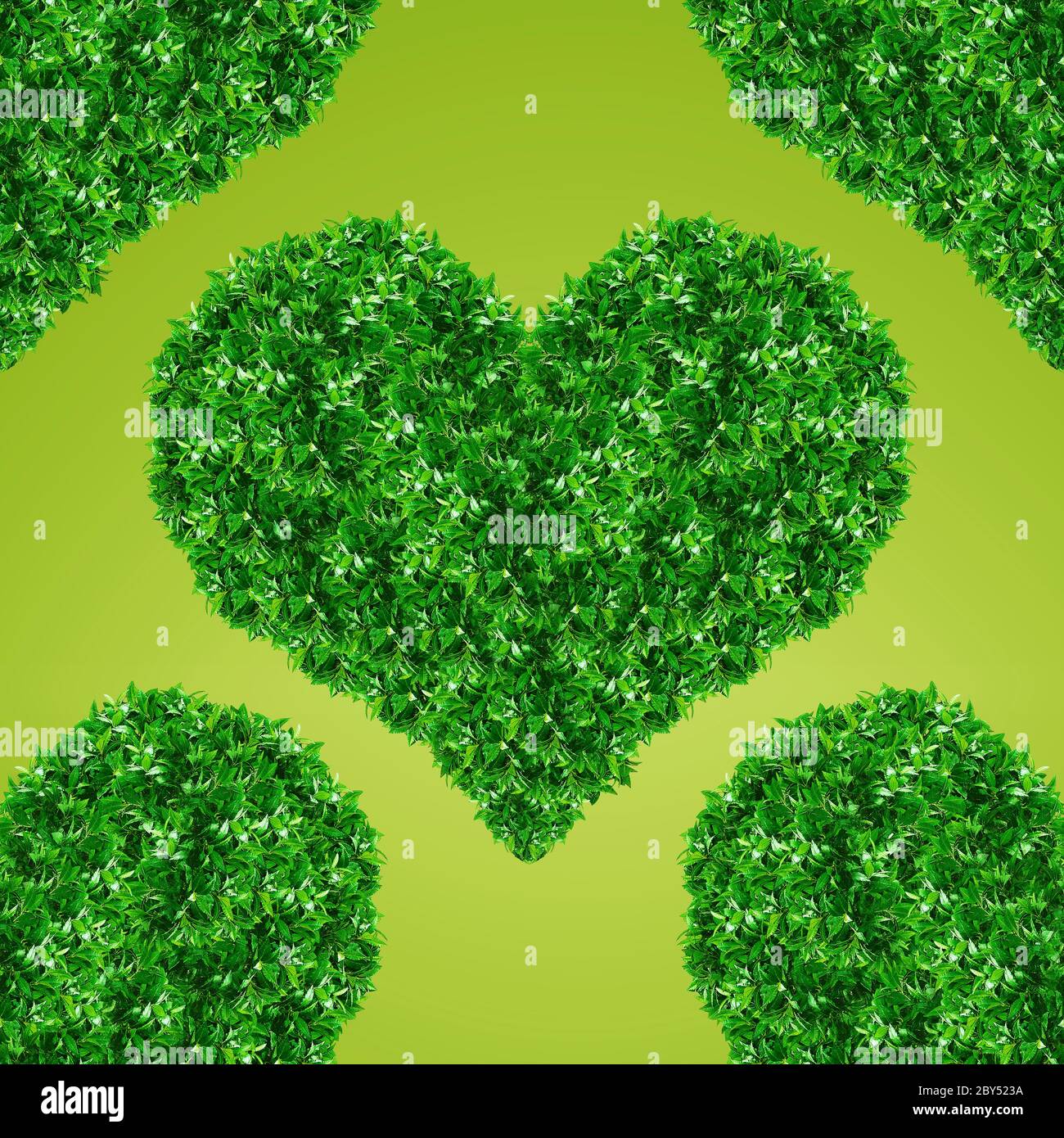 Green Heart Sign Stock Photo - Alamy
