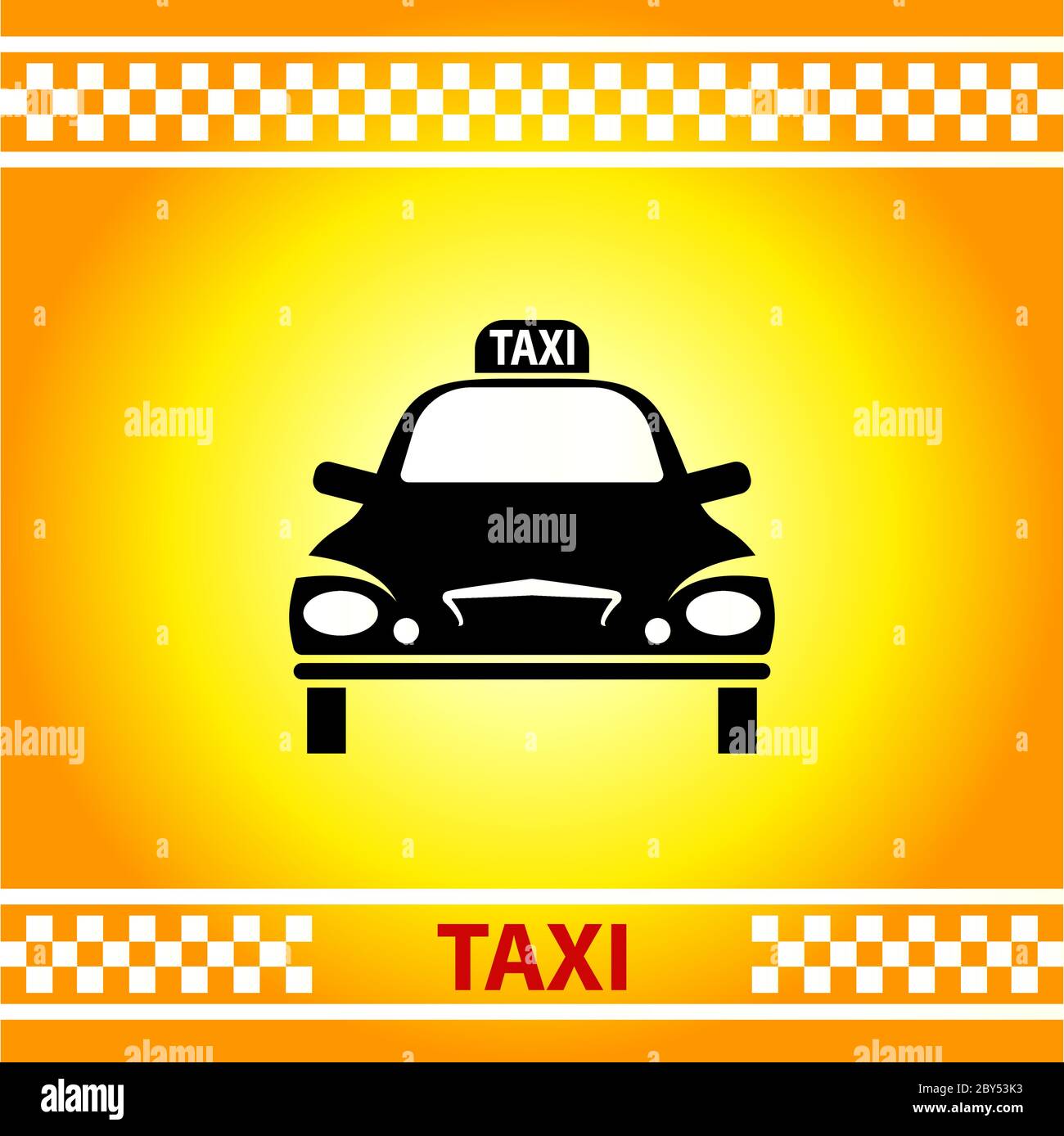 Taxi Icon Symbol Vector Illustration Stock Vector Image & Art - Alamy