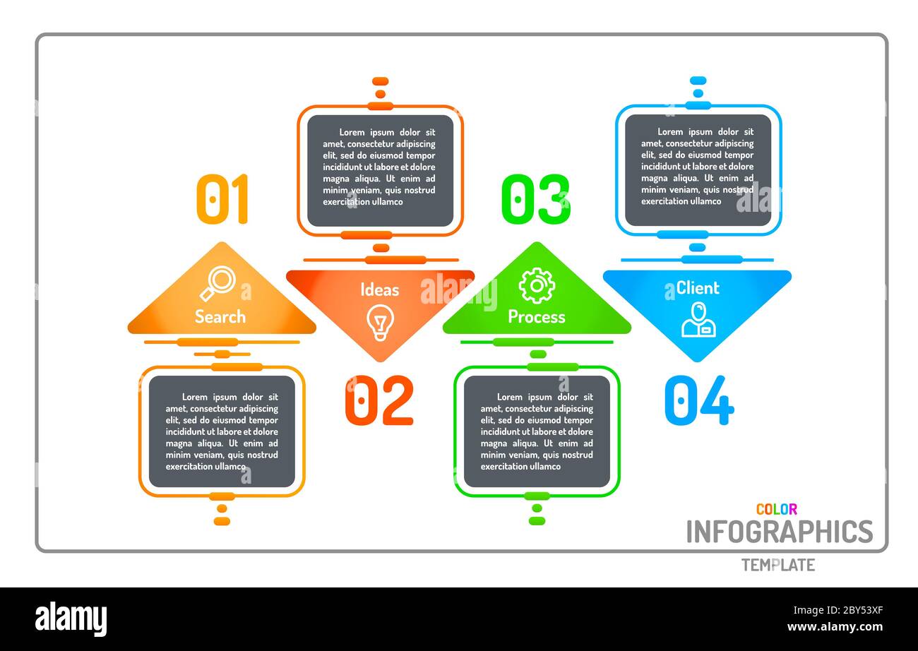 Infographics creative concept, business info templates option, data ...