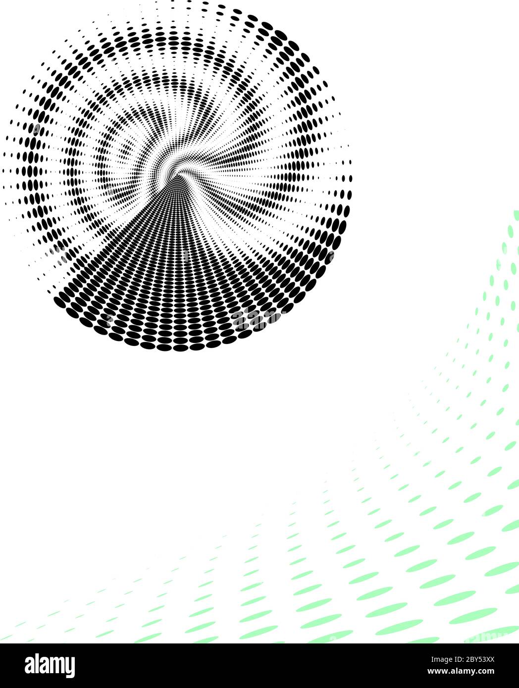 Background Composition, Web Template (Halftone) Vector Illustration ...