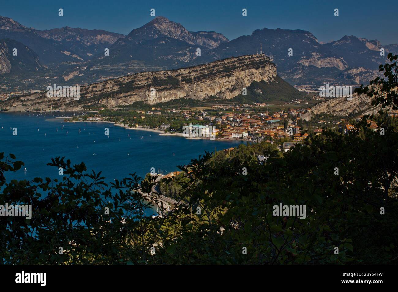 The north shore of Lake Garda: Riva, Arco, Torbole Stock Photo - Alamy