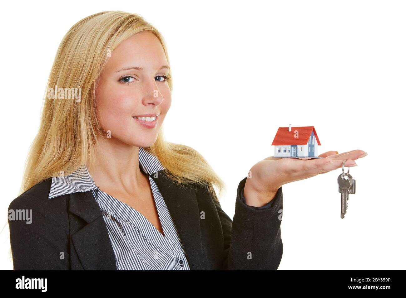Woman keys home hi-res stock photography and images - Alamy