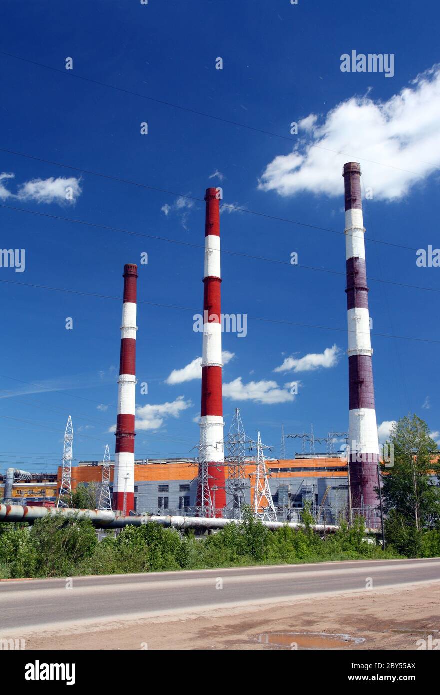 Factory chimneys hi-res stock photography and images - Alamy