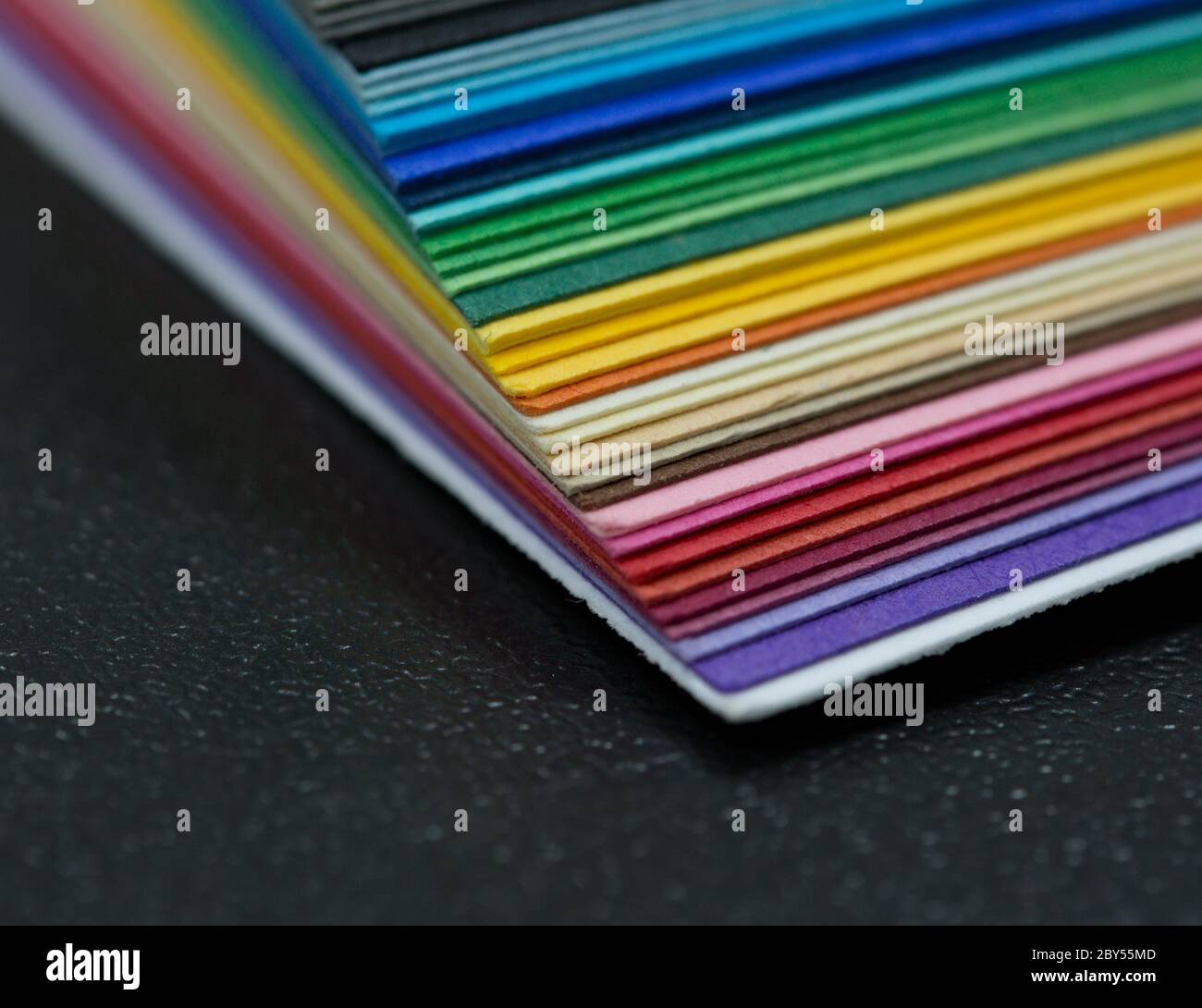 Colored paper stack hi-res stock photography and images - Alamy