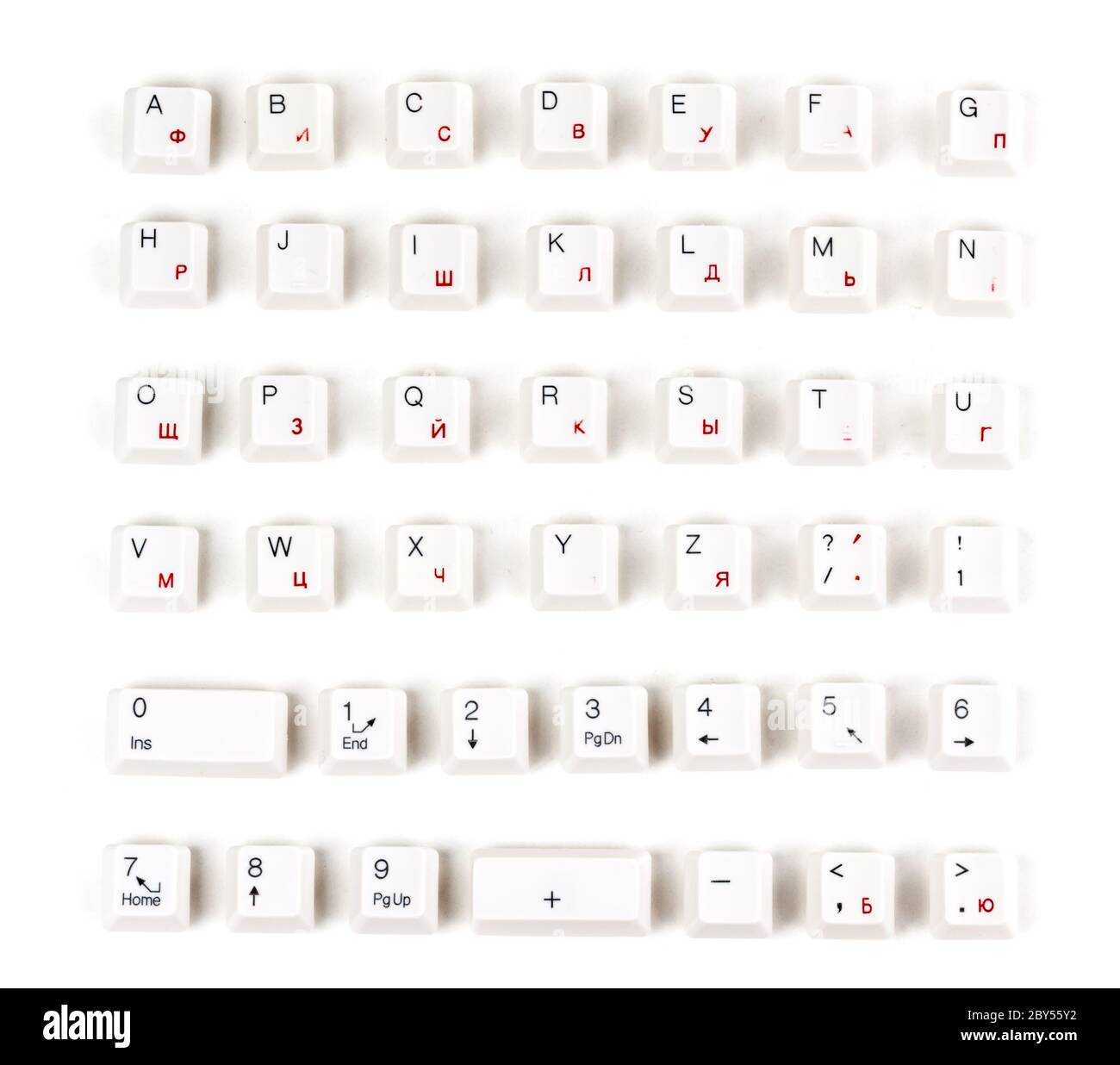 alphabet letters out of the plastic keyboard Stock Photo - Alamy