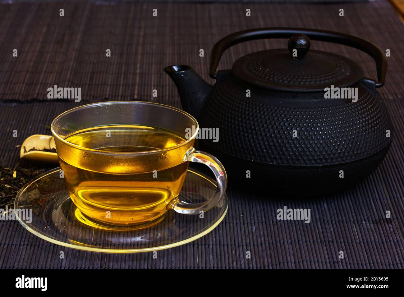 Yellow tea set hi-res stock photography and images - Alamy