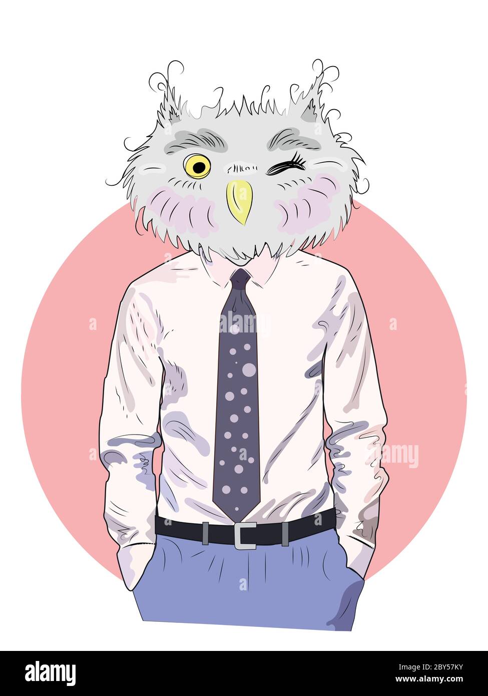 Nerd owl hi-res stock photography and images - Alamy