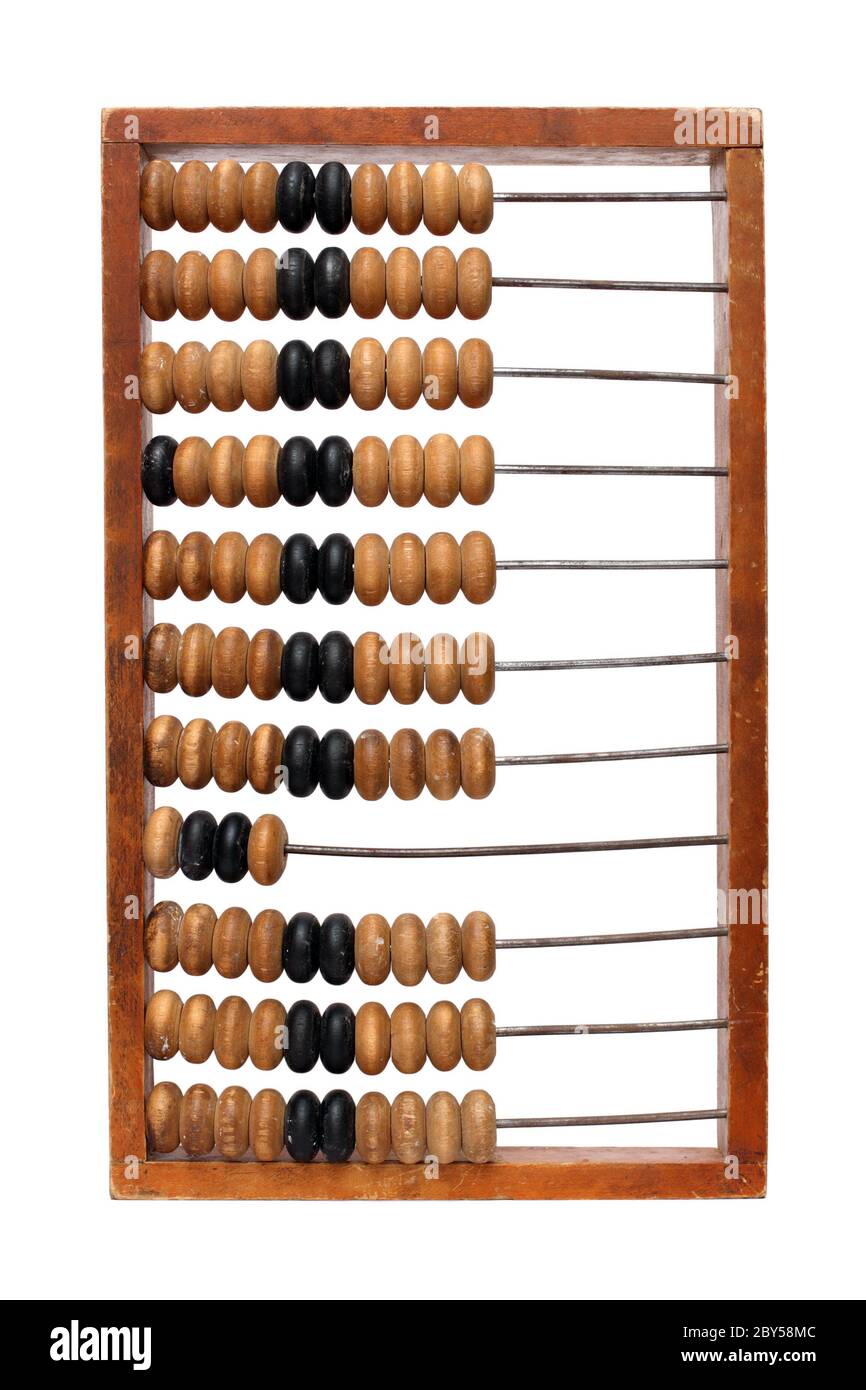 Abacus tool Cut Out Stock Images & Pictures - Alamy