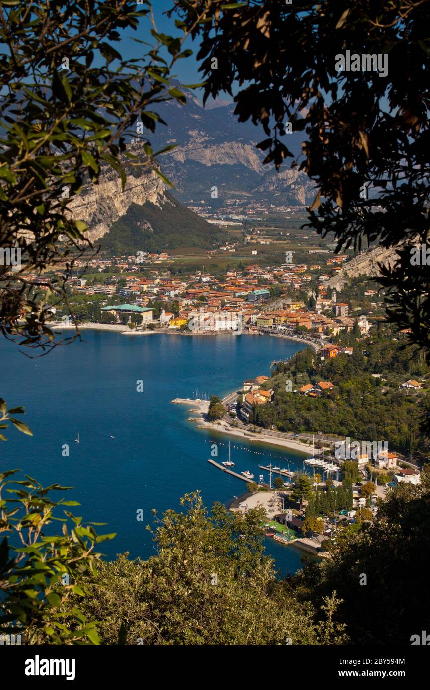 The north shore of Lake Garda: Riva, Arco, Torbole Stock Photo - Alamy