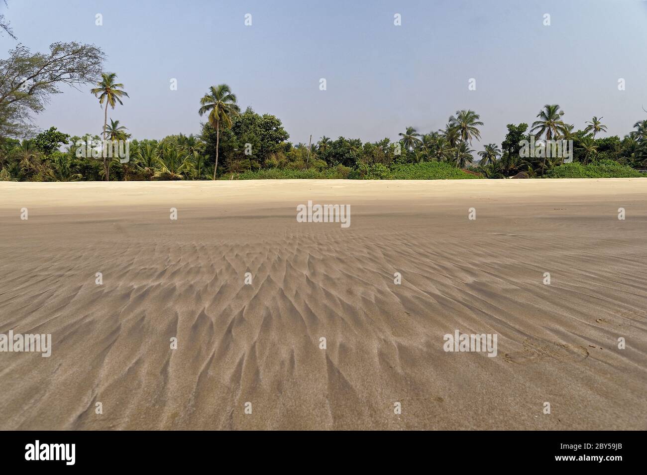 Photography of natural abstract patterns on the beach created by wet ...