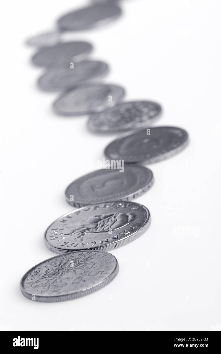 Stream with coins hi-res stock photography and images - Alamy